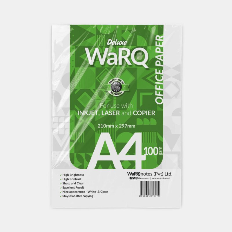 A4 Printing Paper 100 Gram Warq Notes